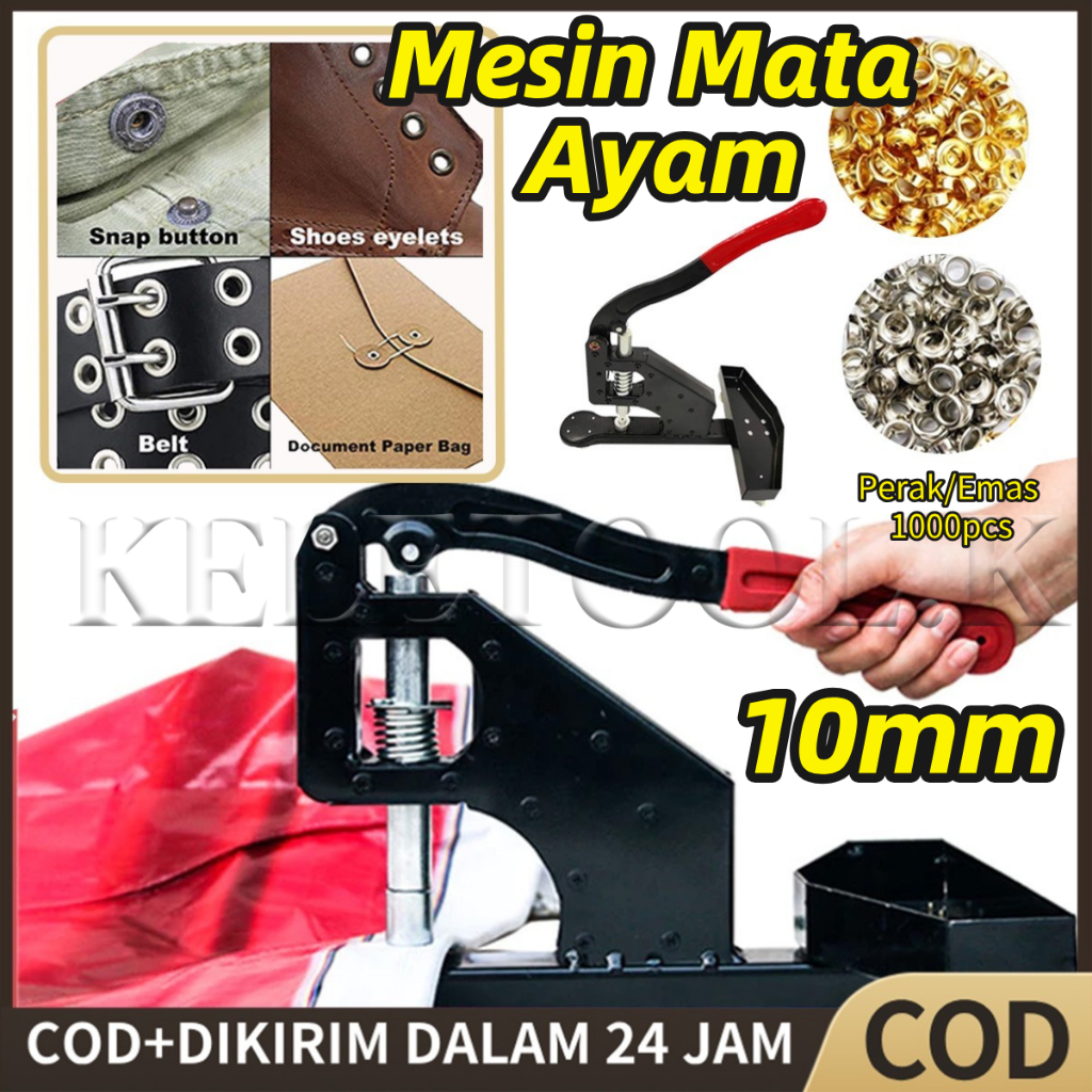 Jual Banner 10mm Mesin Mata Ayam Eyelet Alat Press Hand Otomatis Alat ...