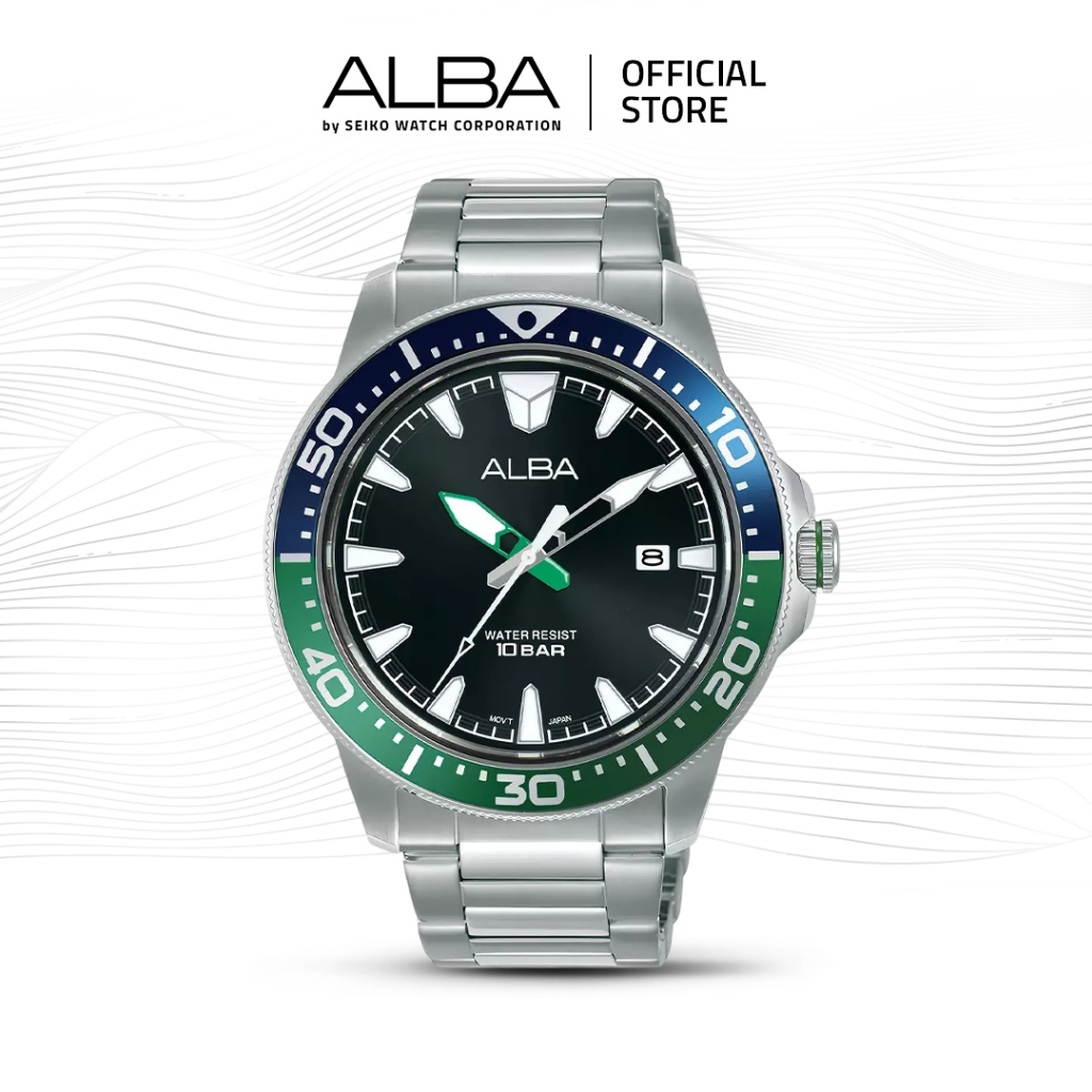 Jual Alba Prestige Jam Tangan Pria AS9U03/ AS9U03X1 Quartz Black Dial ...