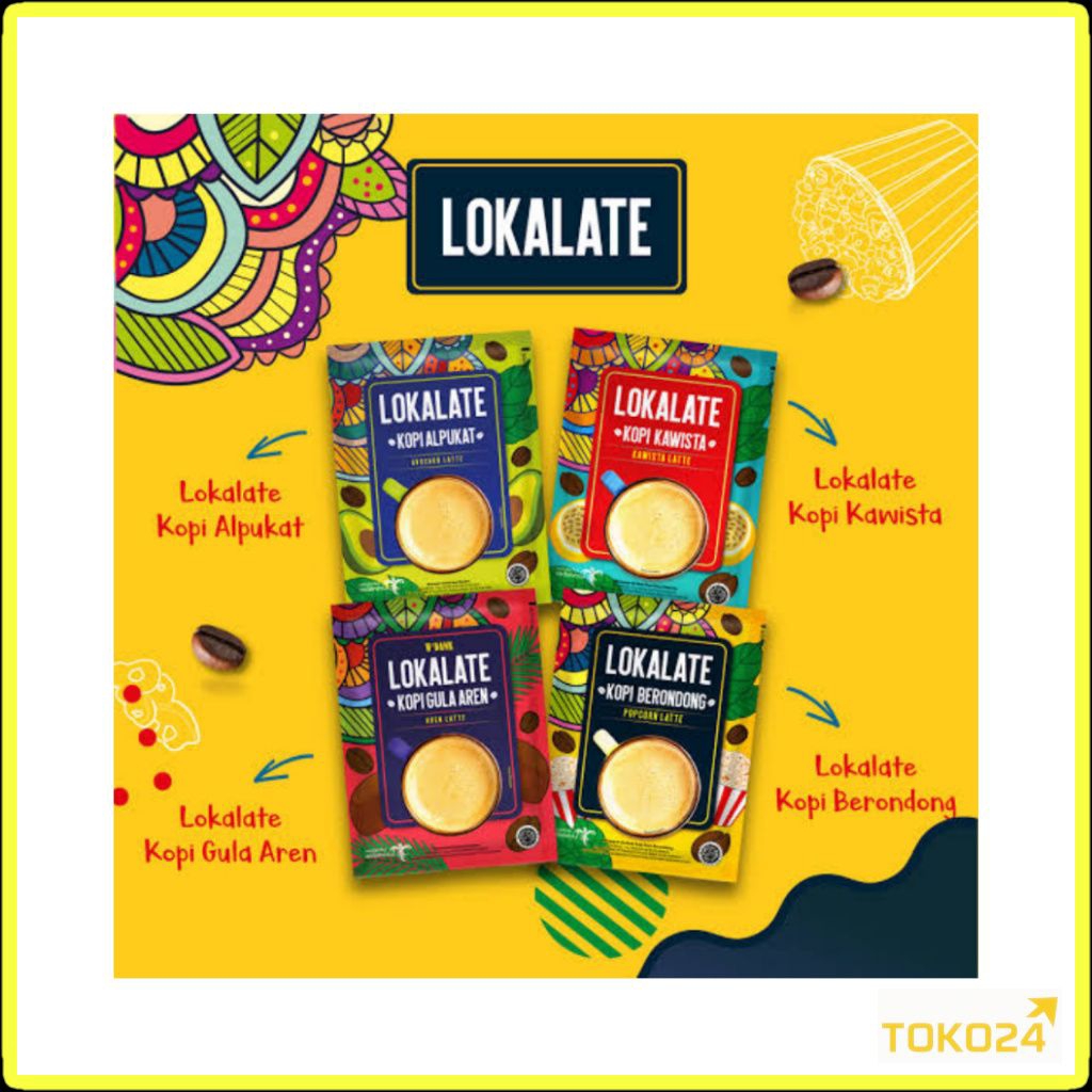 Jual Lokalate Kopi 1 Renteng 10's | Shopee Indonesia