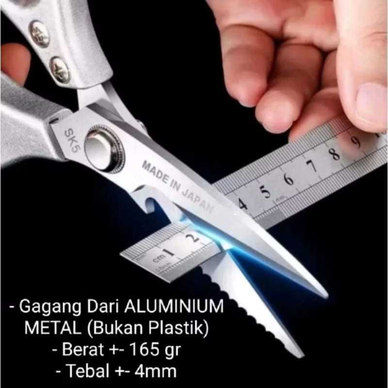 Jual Gunting Dapur SuperTajam Kuat Tebal / Gunting Stainless Steel ...