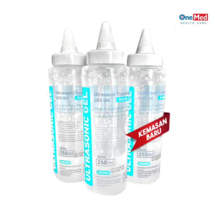 Jual Ultrasonic Gel USG Gel Transparant OneMed 250 ml Water Base ...