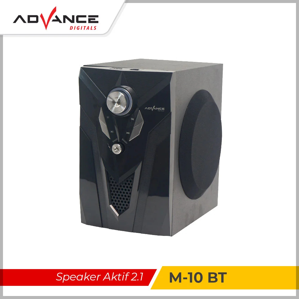 Jual Speaker Bluetooth Aktif Advance M10BT Portable Subwoofer Bass Speaker with FM Radio MP3 ...