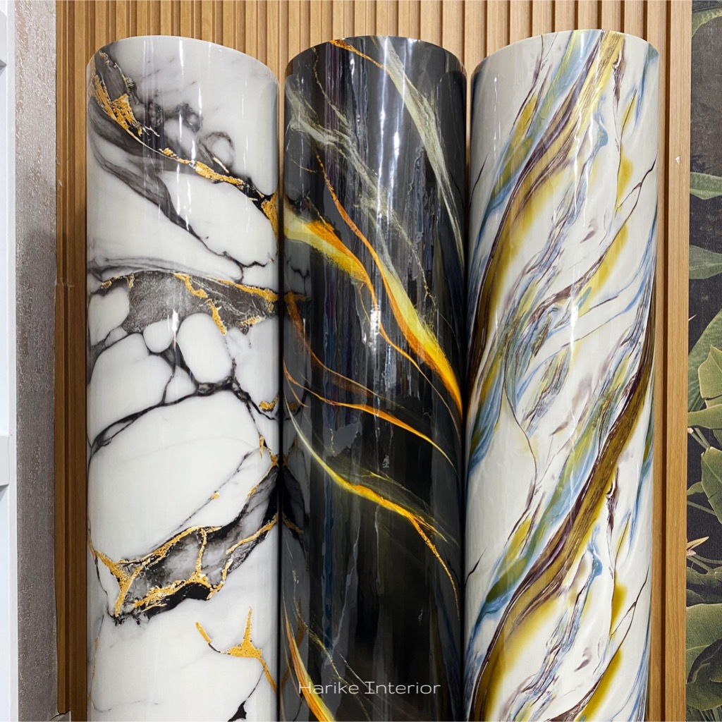 Jual Wallpaper Foam Marble Glossy, 300cm x 120cm, Wallfoam Roll Dinding ...