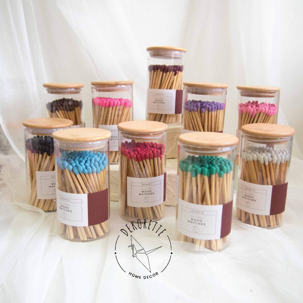 Jual DEKORETTE- Korek api aesthetic/korek api kayu ?korek api panjang ...