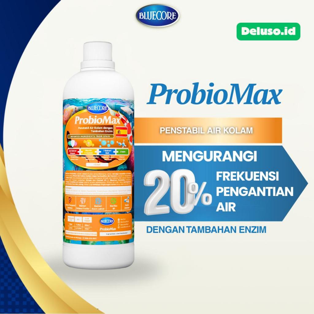 Jual Deluso X BlueCore ProbioMax – Probiotik Ikan, Pengurai Amonia ...