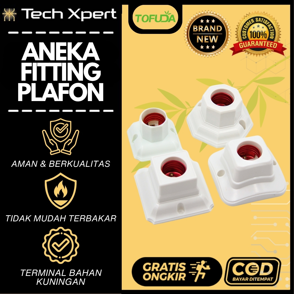 Jual FITTING PLAFON TOFUDA / FITTING LAMPU TEMPEL TS/TP-01/02/03 ...