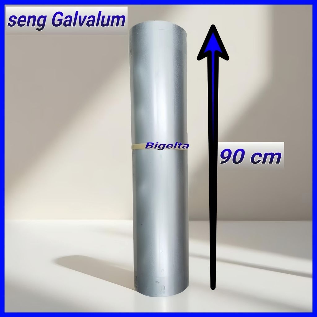 Jual seng plat galvalum talang atap geobak 90 cm x panjang 5 meter ...