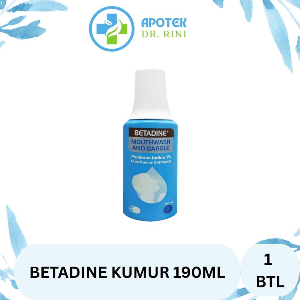 Jual BETADINE KUMUR 190ML // BOTOL | Shopee Indonesia
