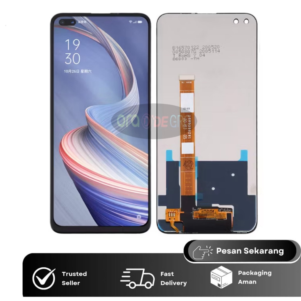 Jual LCD 0pp0 A92S / Realmi 6 Pro / Reno 4Z 5G Fullset Touchscreen ...
