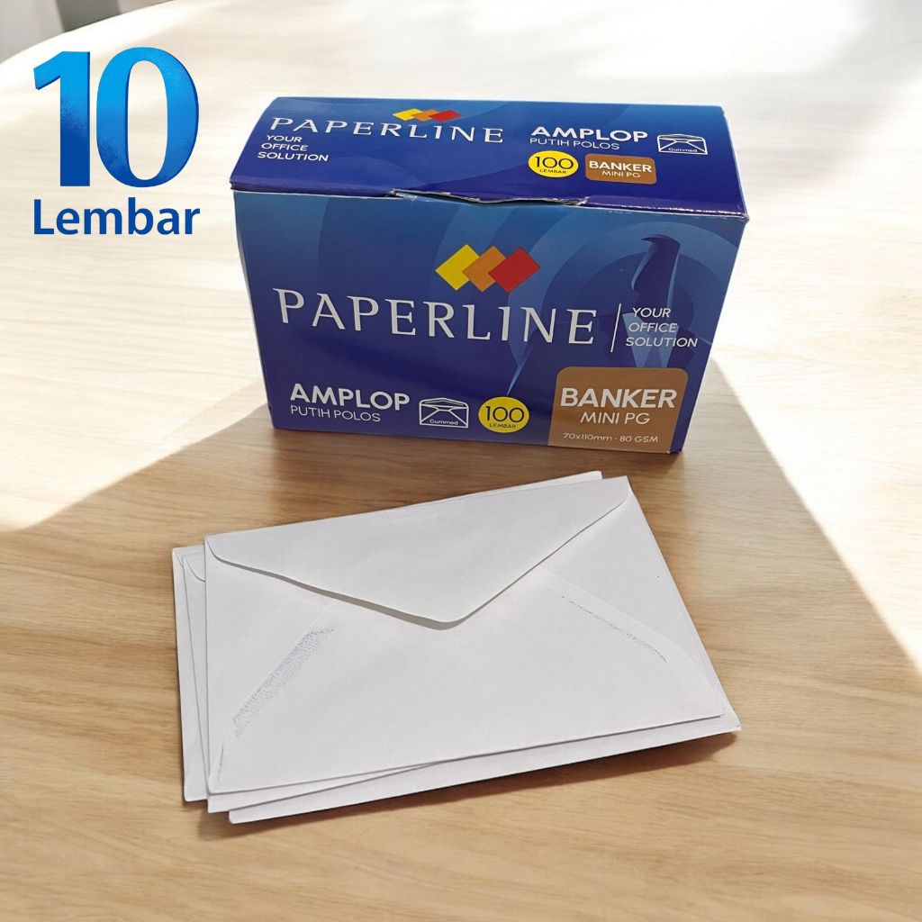 Jual 10 LEMBAR - AMPLOP PAPERLINE MINI | Shopee Indonesia