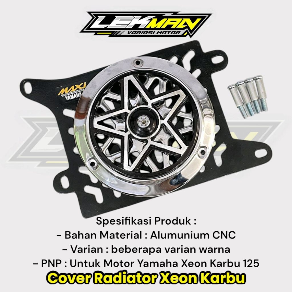 Jual Cover Radiator Xeon Karbu Tutup Radiator Xeon Karbu Set Spinner ...