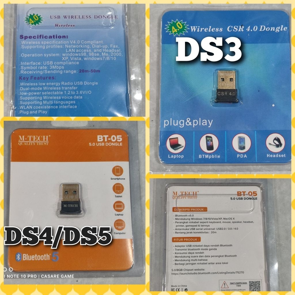 Jual Usb Dongle 4.0 /5.0 Bluetooth wirreless M-TECH / CSR | Shopee ...