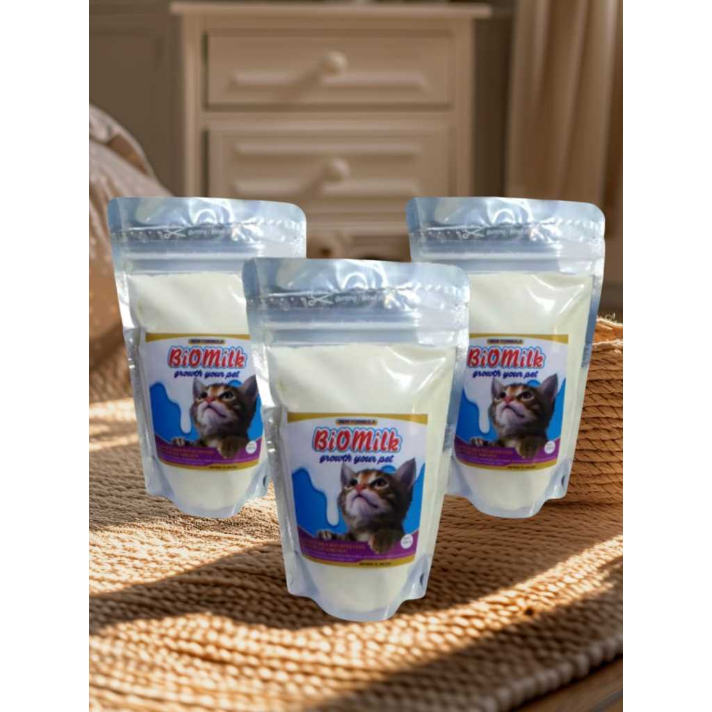 Jual SUSU KUCING BIOMILK NUTRISI REPLACER FEED KUCING SEMUA UMUR 100gr ...