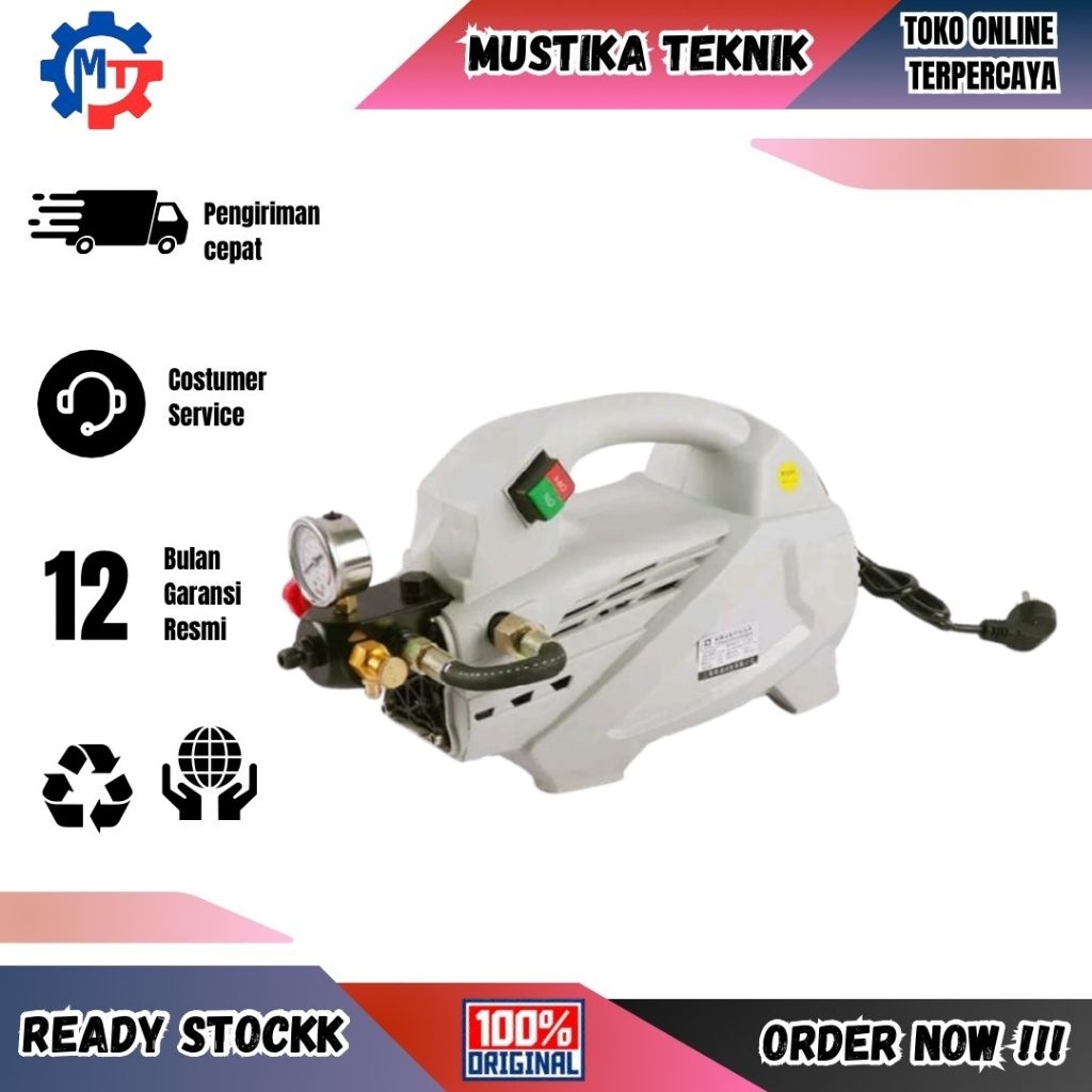 Jual 6 Mpa 60 Bar 420L/H Electric Pressure Test Pump DC-360B-6MPA ...