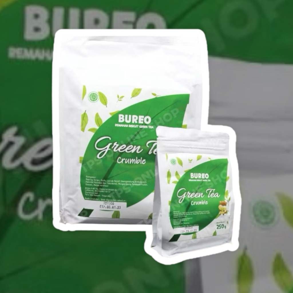 Jual Bureo Cookie Crumb / Green Tea Biscuit Crumbs Topping 1 kg ...