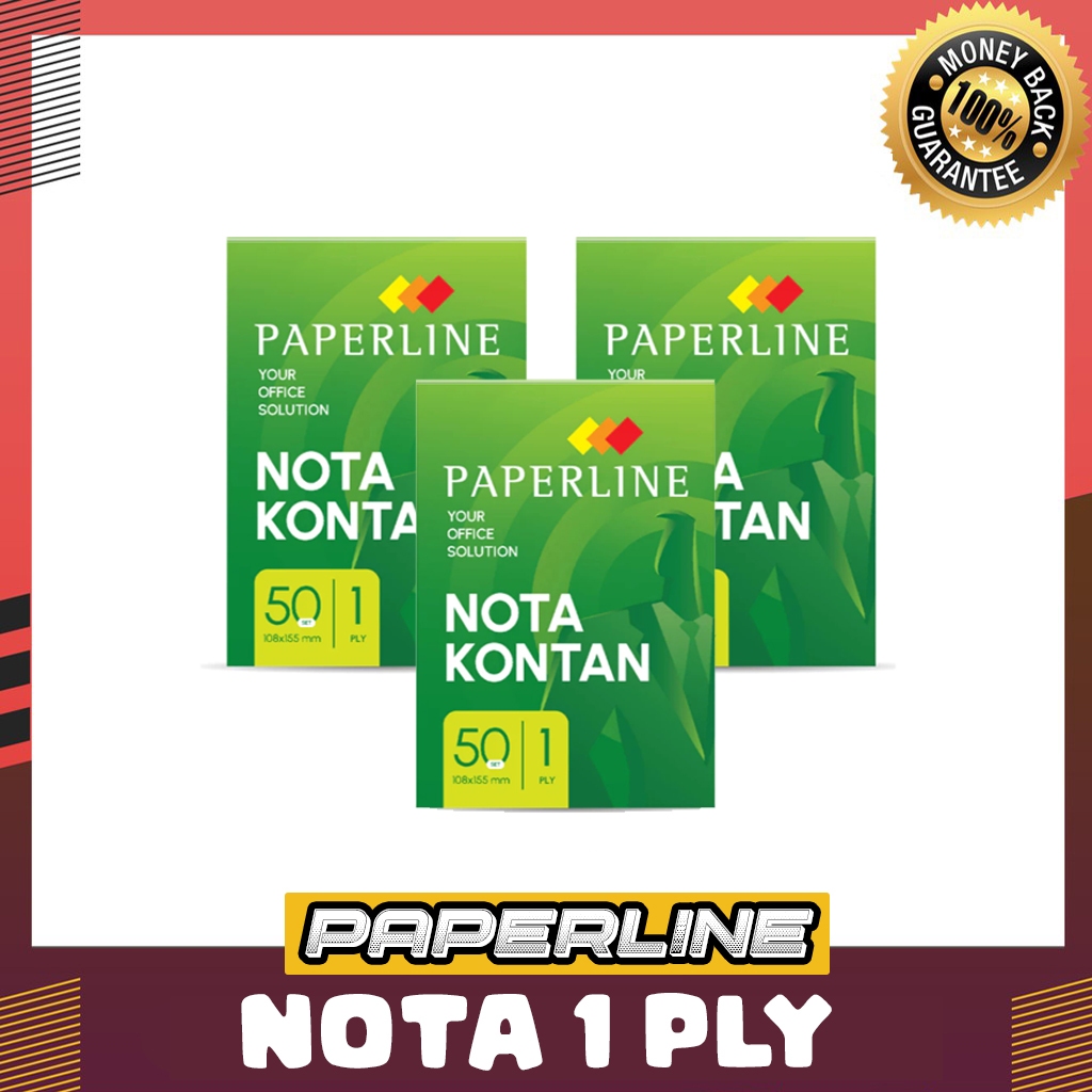 Jual Nota Kontan 1 ply paperline | Shopee Indonesia