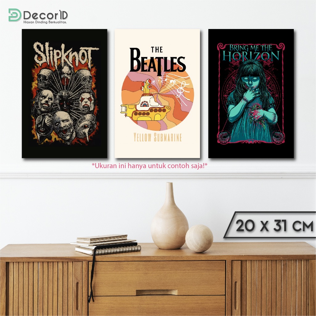 Jual Poster Dinding Band Musik Jadul Rock Klasik Hiasan Dinding ...