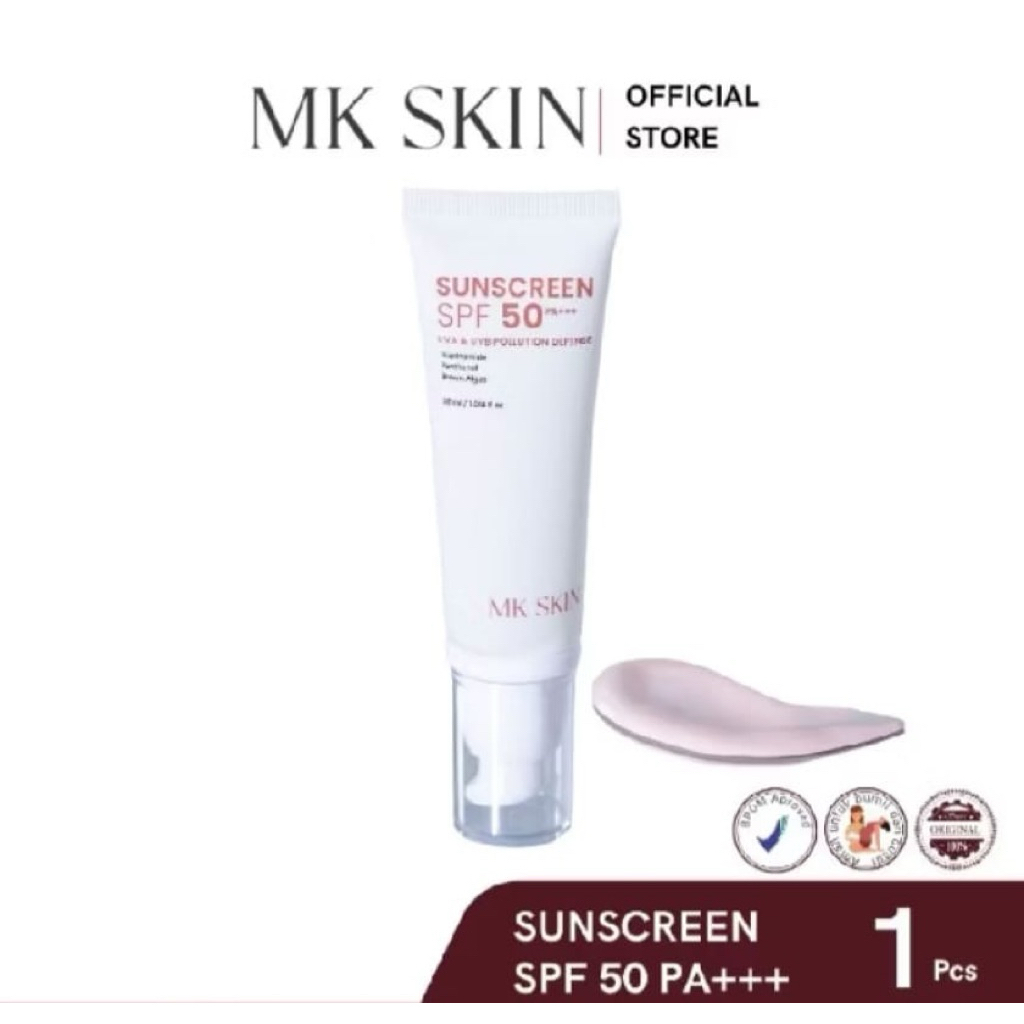 Jual Sunscreen SPF 50 MK SKIN | Free Gift | BS COD | Shopee Indonesia