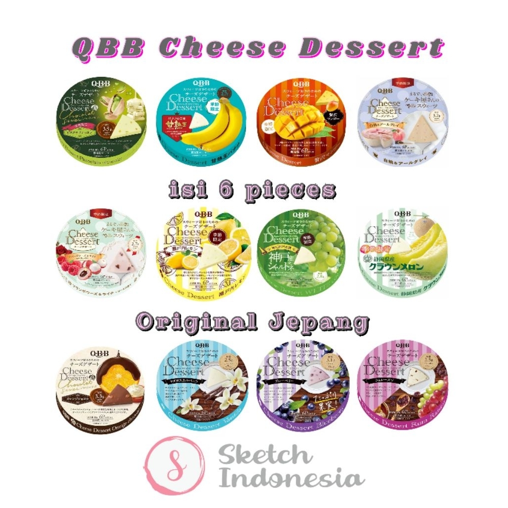 Jual QBB Cheese Dessert Snack Keju Jepang Ready Stock | Shopee Indonesia