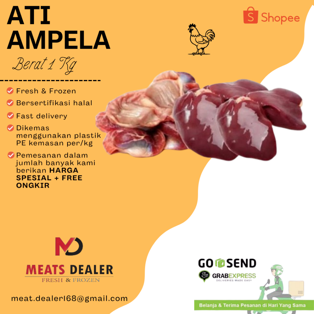 Jual Ati dan Ampela Ayam / Chicken Liver and Gizzard ( 1 Kg ) | Shopee ...