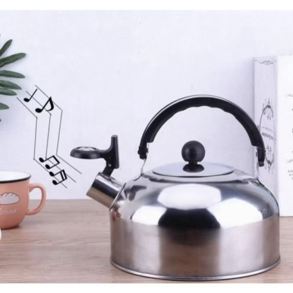 Jual TEKO SIUL STAINLESS WARNA / TEKO BUNYI 3,4,5 LITER / TEKO PEMANAS ...