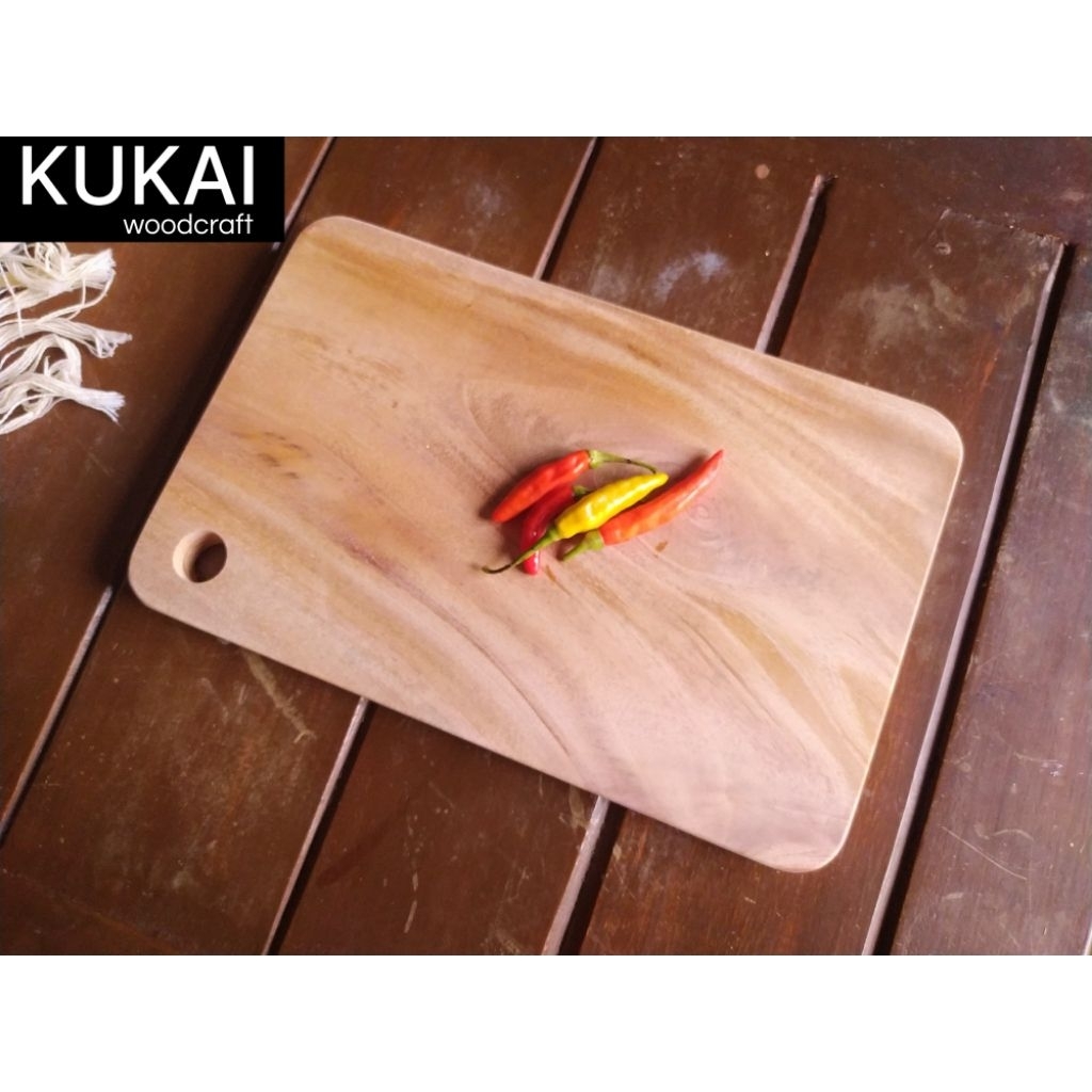 Jual Talenan Kayu Mahoni Cutting Board Kitchenware - Tanpa Sambungan ...