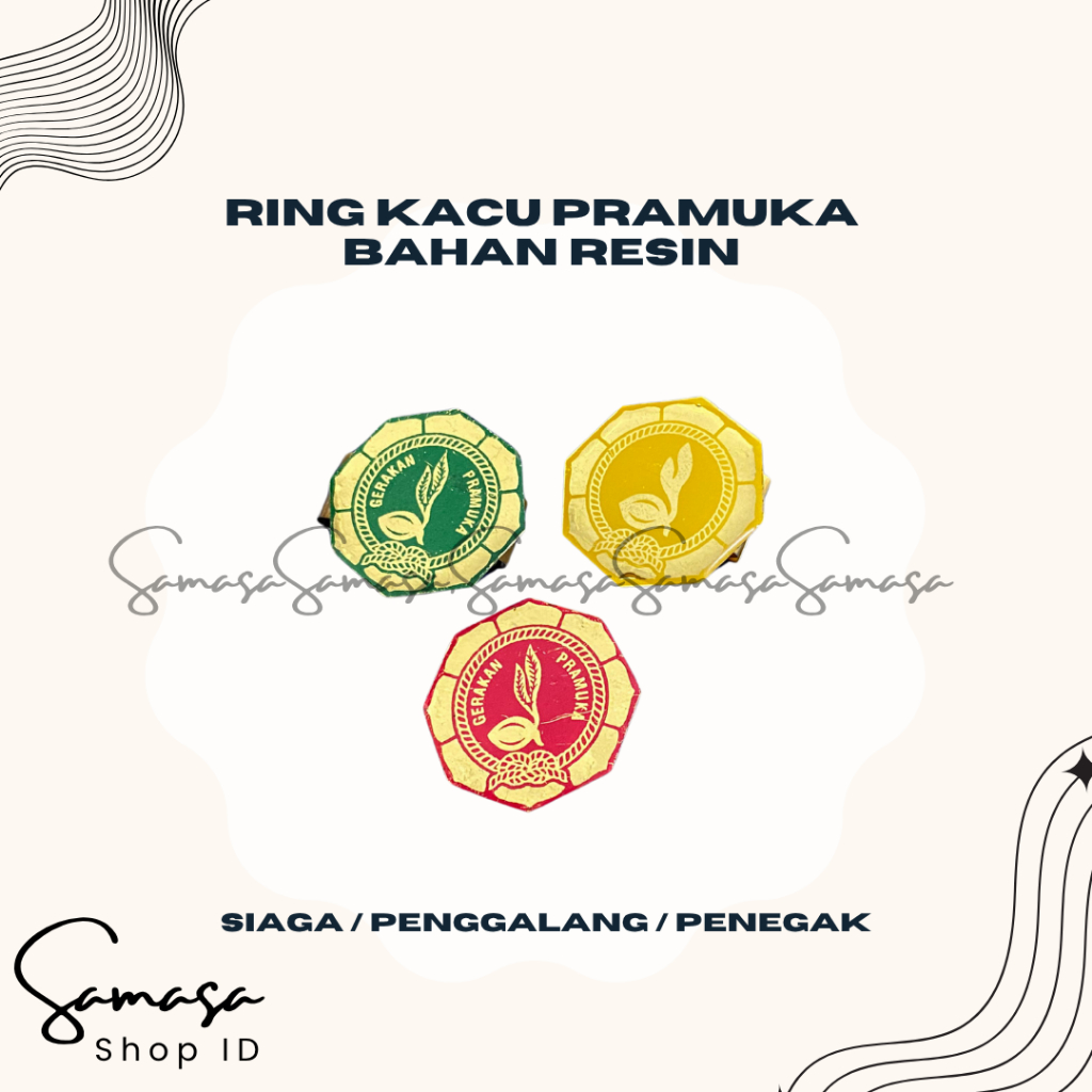 Jual Ring Kacu Pramuka Resin Siaga Penggalang Penegak | Shopee Indonesia