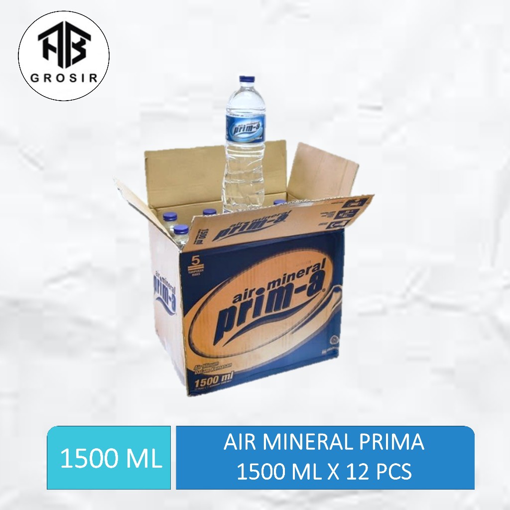 Jual Prima Air Mineral 1500 Ml x 12 Pcs | Shopee Indonesia