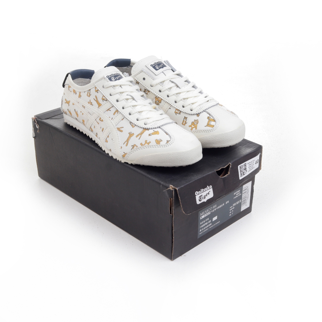 Jual Onitsuka Tiger Mexico 66 Cream Logo Mini Tiger | Shopee Indonesia