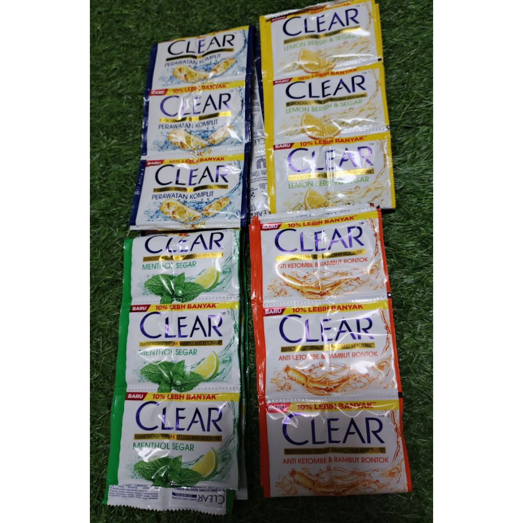 Jual SHAMPO CLEAR SACHET 12x10ML ** | Shopee Indonesia