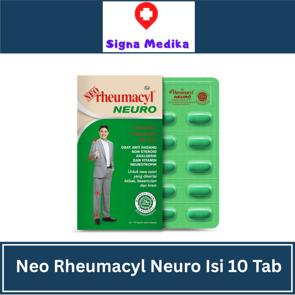 Jual Neo Rheumacyl Neuro Isi 10 Tablet - Obat Nyeri Otot / Pegal-Pegal ...