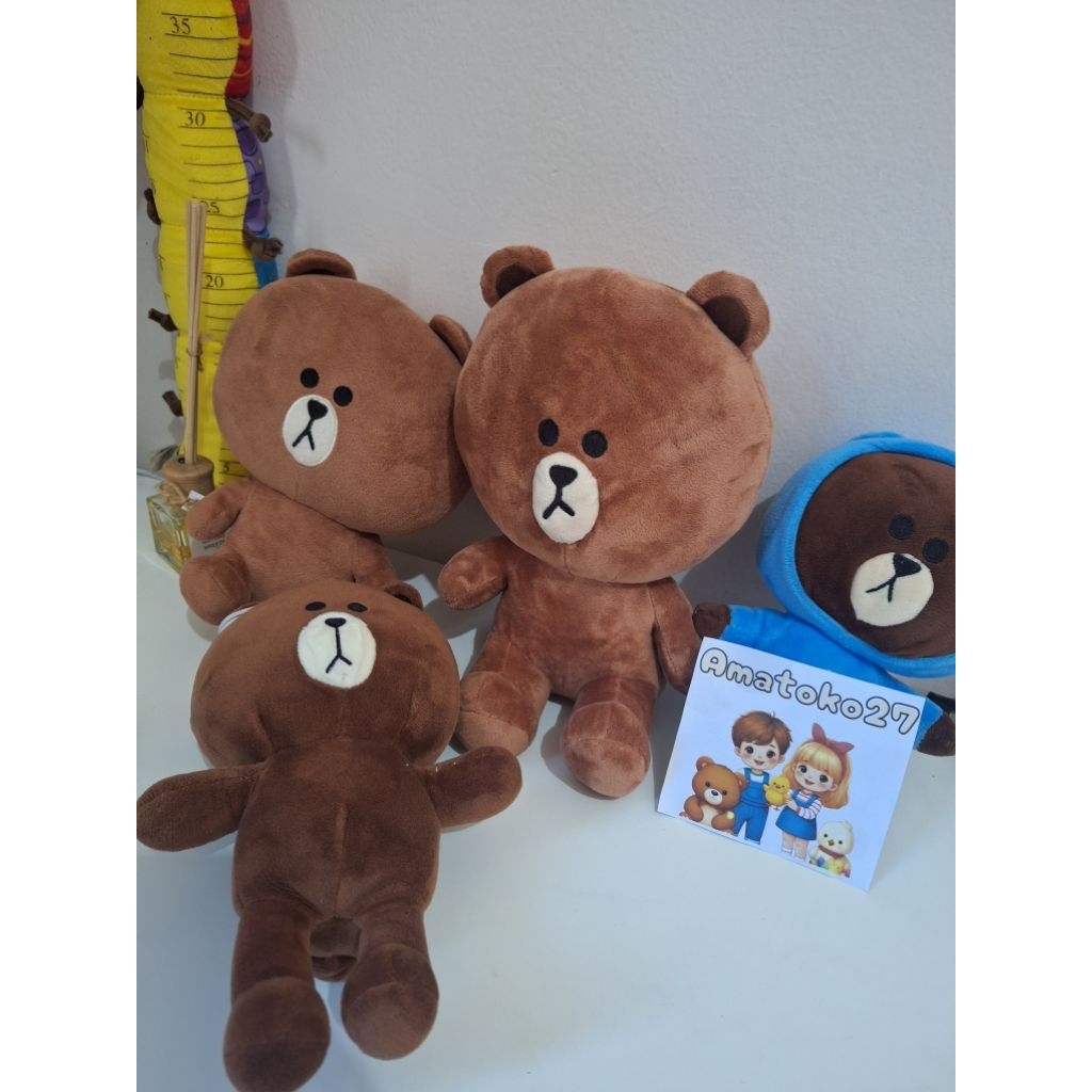 Jual Boneka brown line friends original brand no brand | Shopee Indonesia