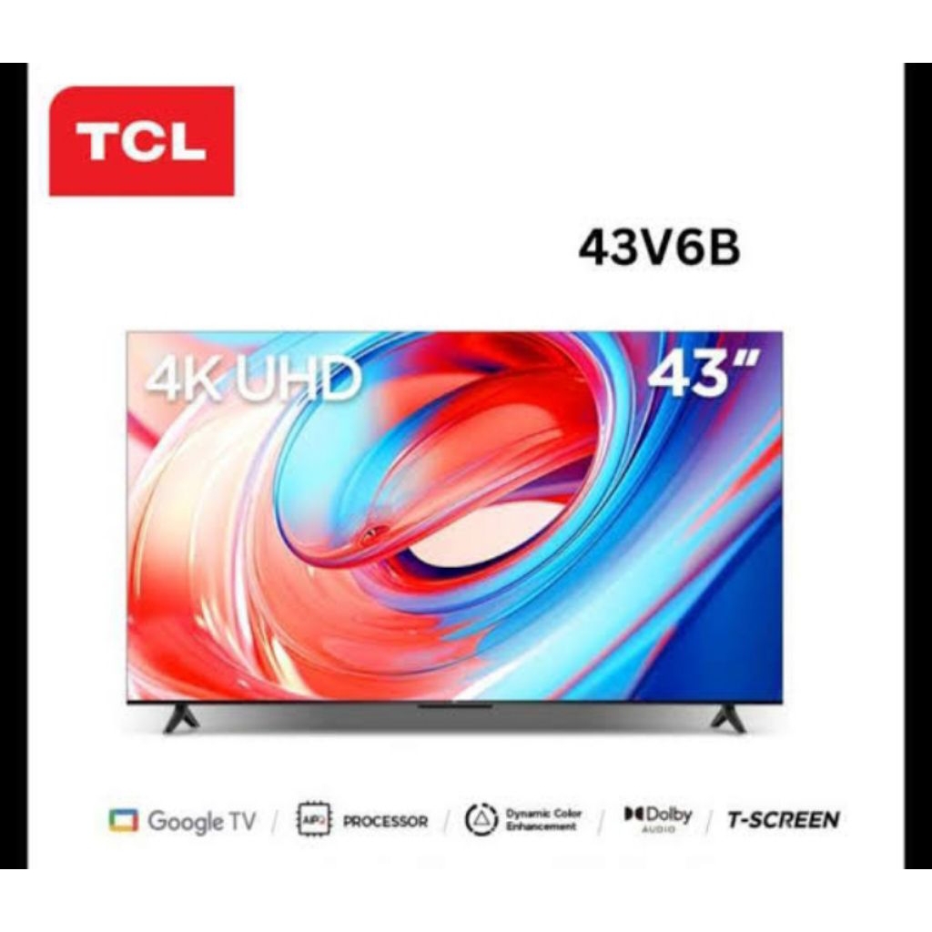 Jual TCL 43V6B & 43V6C UHDGO0GLE TV 4K BARU DAN RESMI | Shopee Indonesia