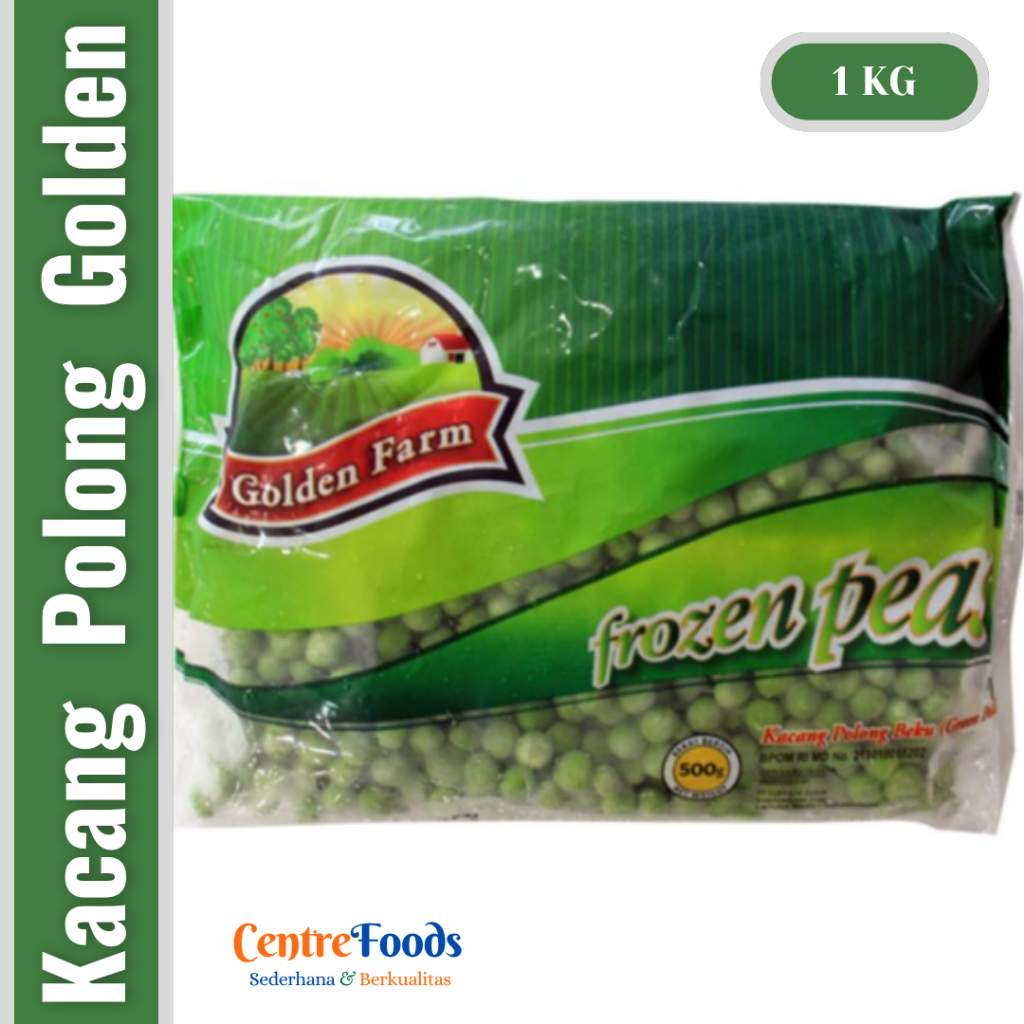 Jual Kacang Polong Hijau Beku - Frozen Peas GOLDEN FARM | 1 Kg [ Harga ...