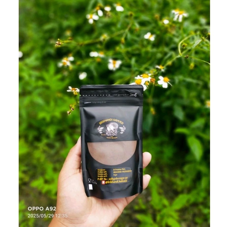 Jual TERMURAH!!! KOPI HITAM SRIKHANDI KAHVESI 65GRAM Arabika mix ...