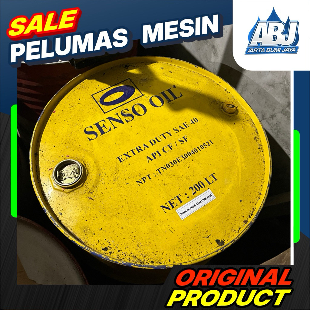Jual Oli Mesin Diesel Senso Oil Exta Duty SAE 40 API CF Curah Drum ...