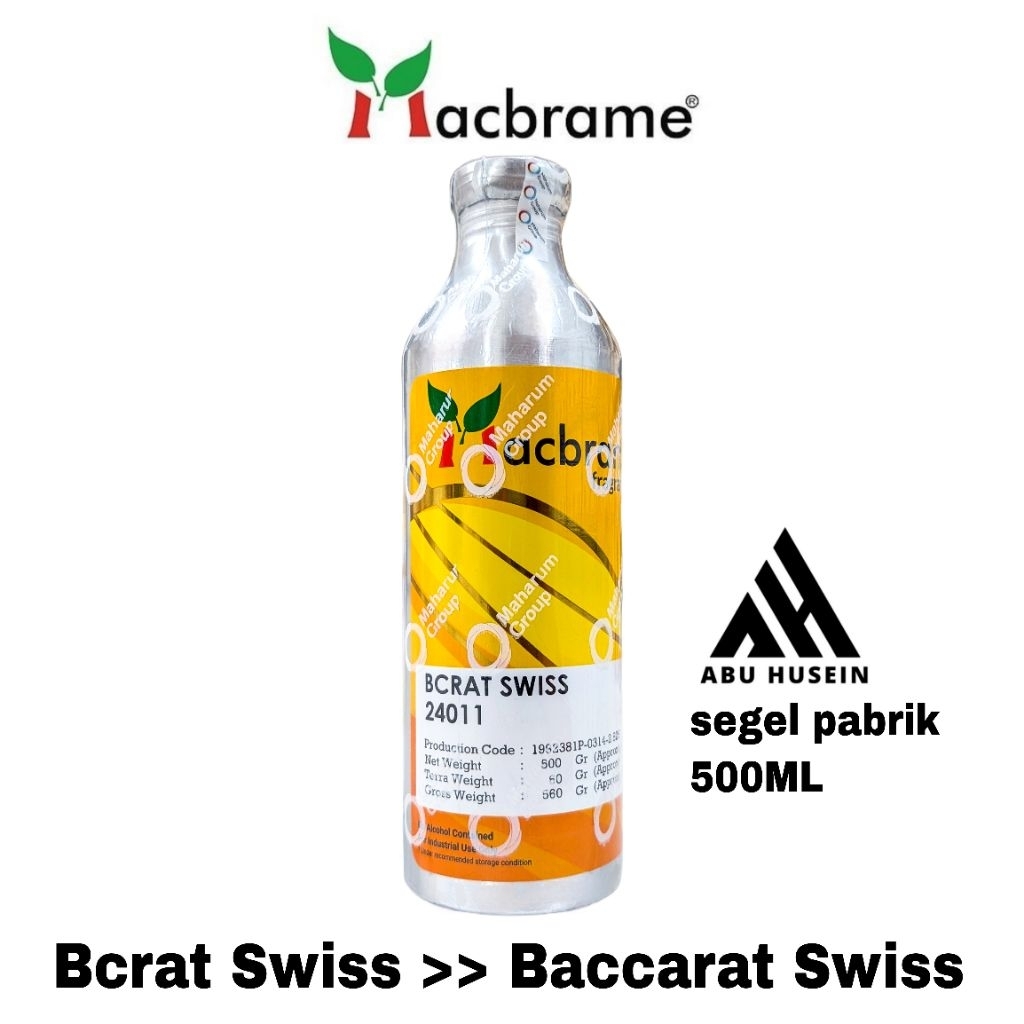 Jual BCRAT SWISS // BACCARAT SWISS 500ML PRODUK MACBRAME (untuk ...