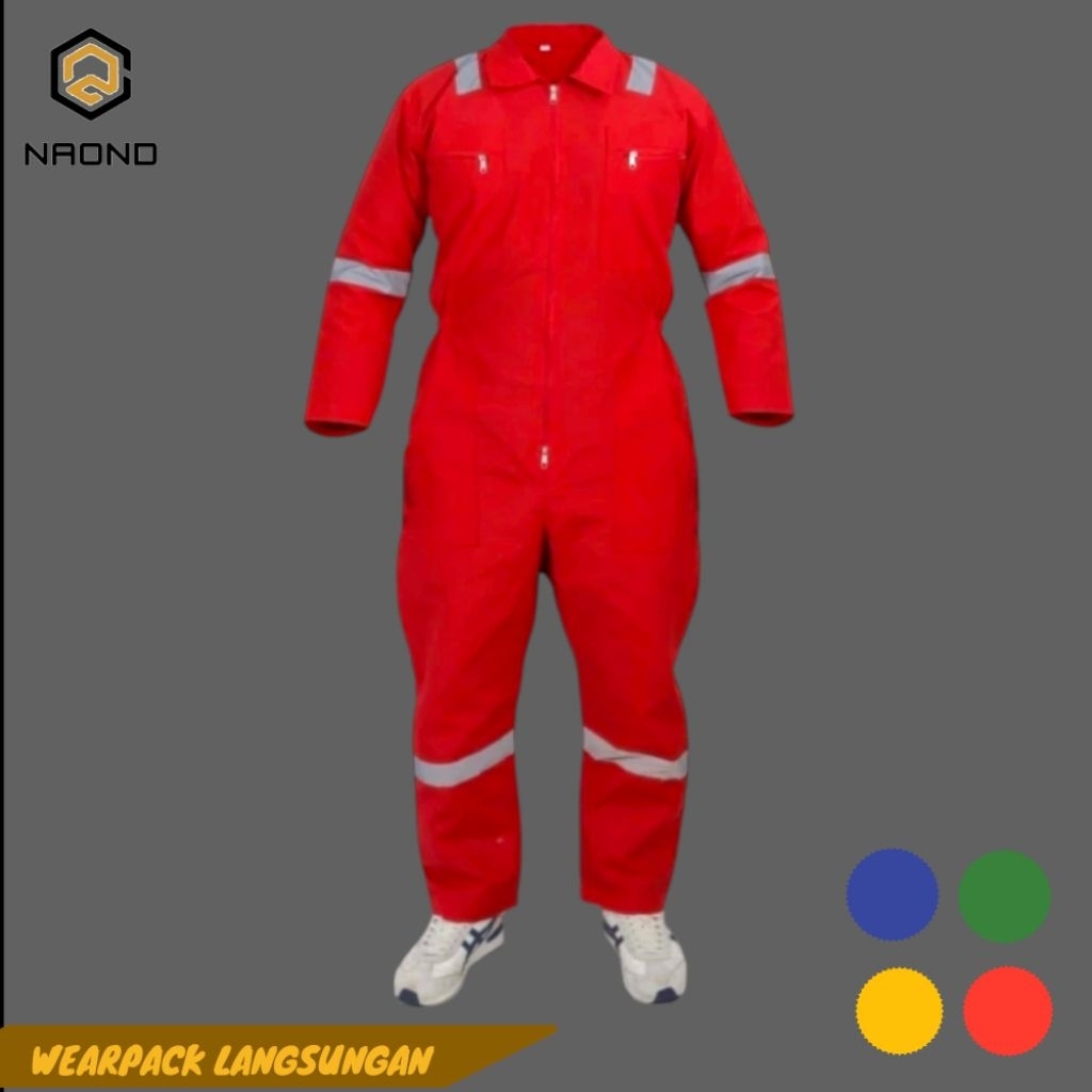 Jual Wearpack Safety Jetstar / Katelpak safety / baju bengkel / baju ...
