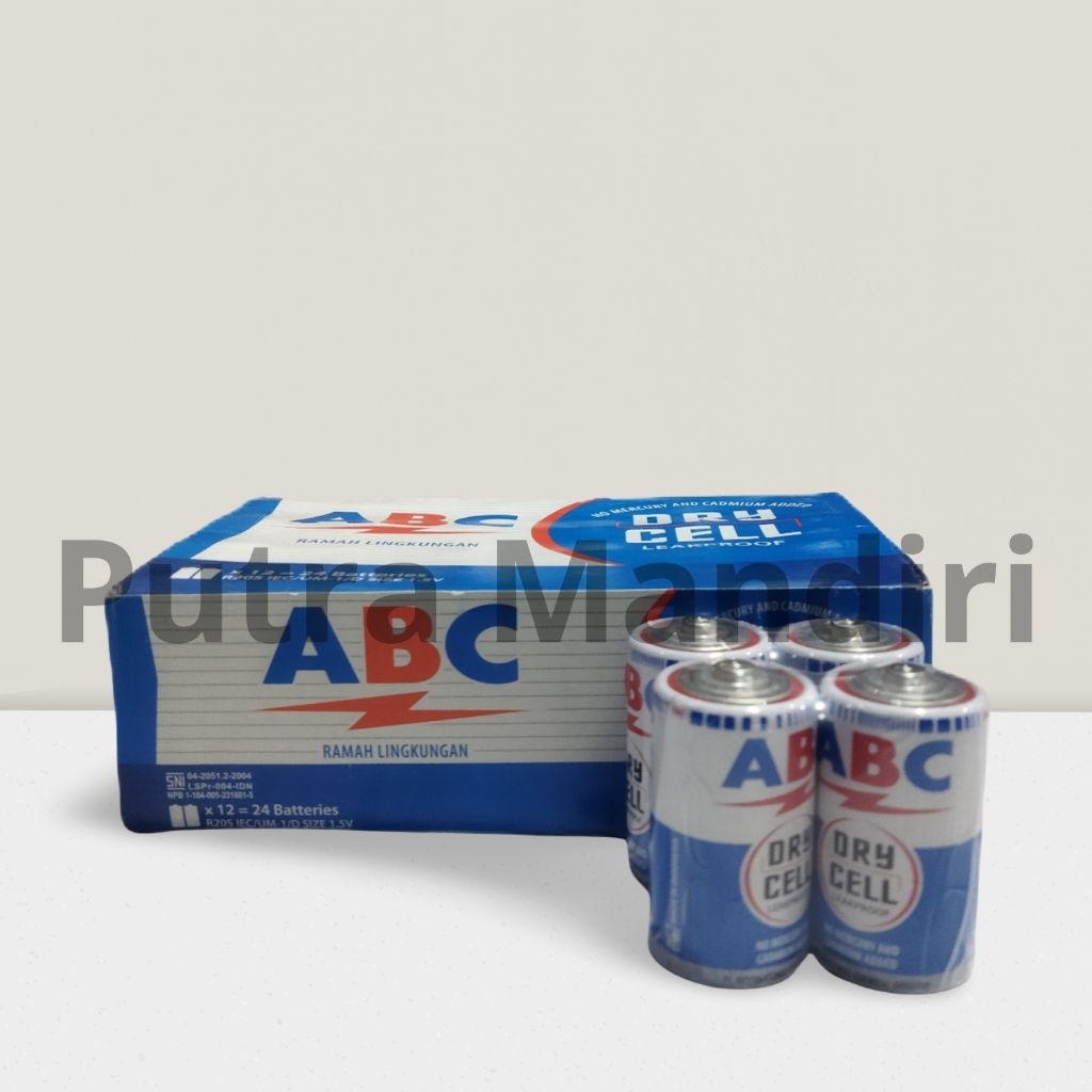 Jual baterai/battery ABC besar | Shopee Indonesia