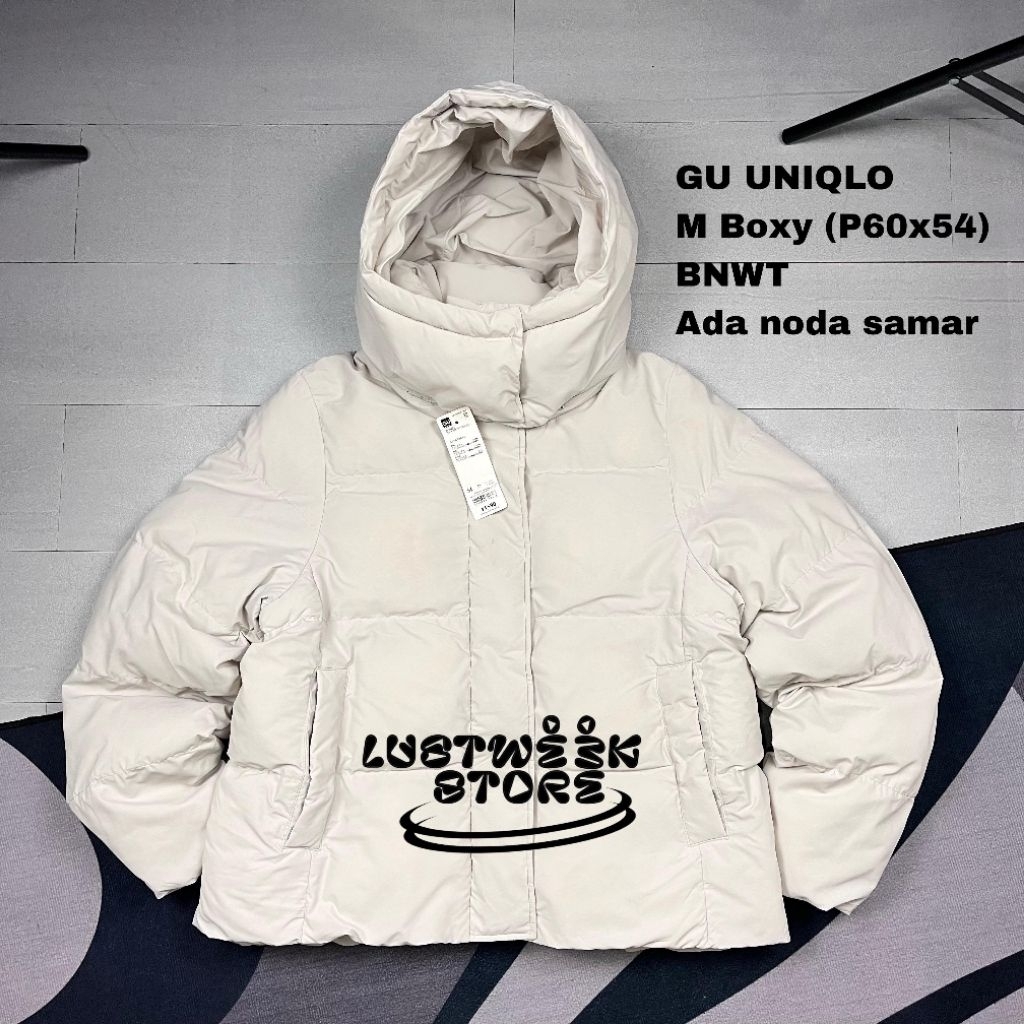 Jual GU Uniqlo Boxy Puffer Jacket | Shopee Indonesia