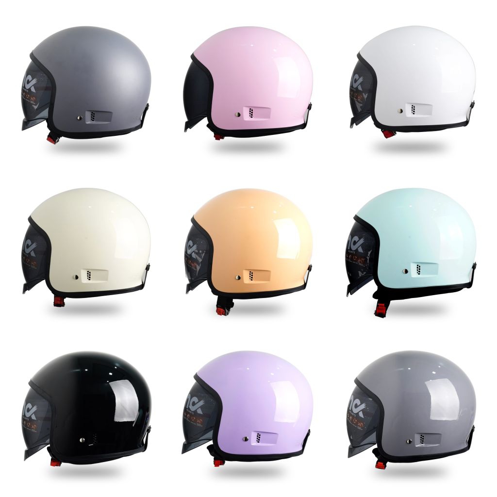 Jual HELM NOX X1 MAGNUM Helm Half Face Iner Visor Kaca Dalam Viral ...