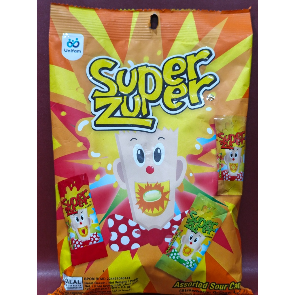 Jual Jagoan Neon Permen Lidah Berwarna 125g | Super Zuper Permen Asam ...