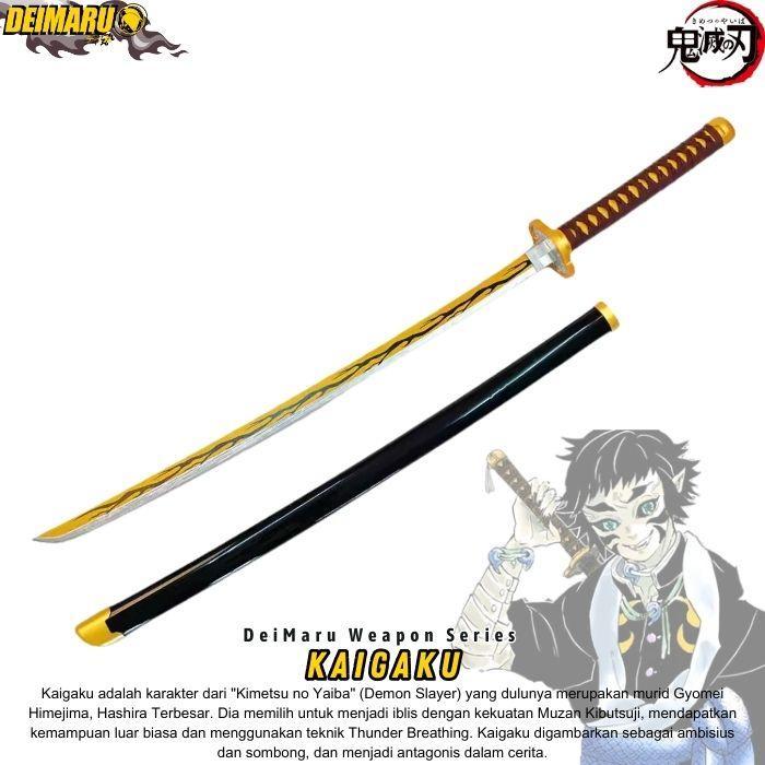 Jual Pedang Cosplay Kaigaku Musuh Zenitsu Kimetsu No Yaiba Demon Slayer ...