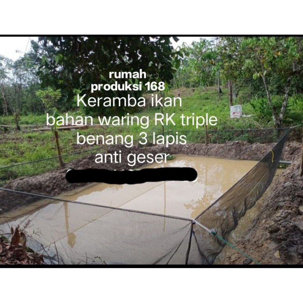 Jual Keramba ikan 5m x 3.5m x 2.2m waring ikan kerambah jaring apung ...