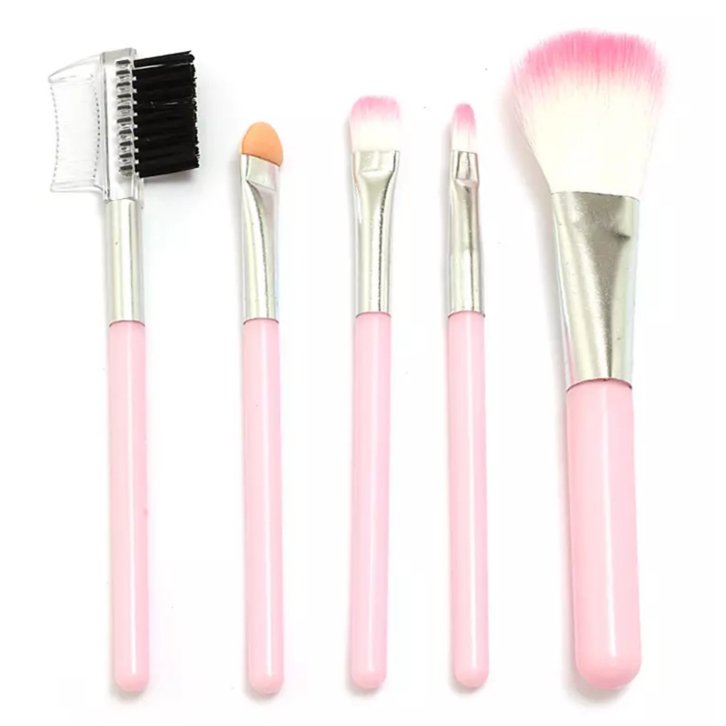 Jual Kuas 5 In 1 Brush Make Up Set / Alat Make Up Set Kuas Brush / Alat ...