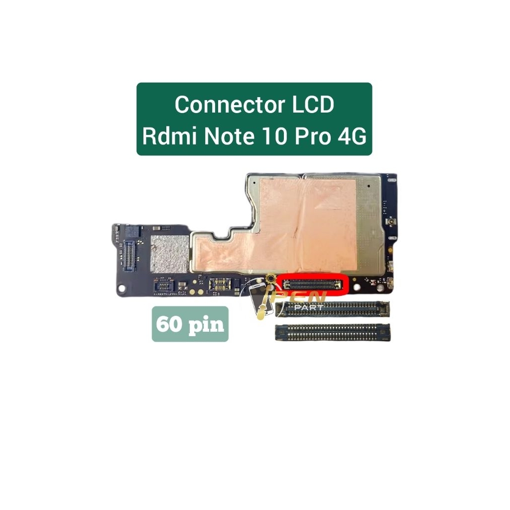 Jual Konektor LCD Rdmi Note 10 Pro 4G Socket Connector Xio Soket Layar | Shopee Indonesia