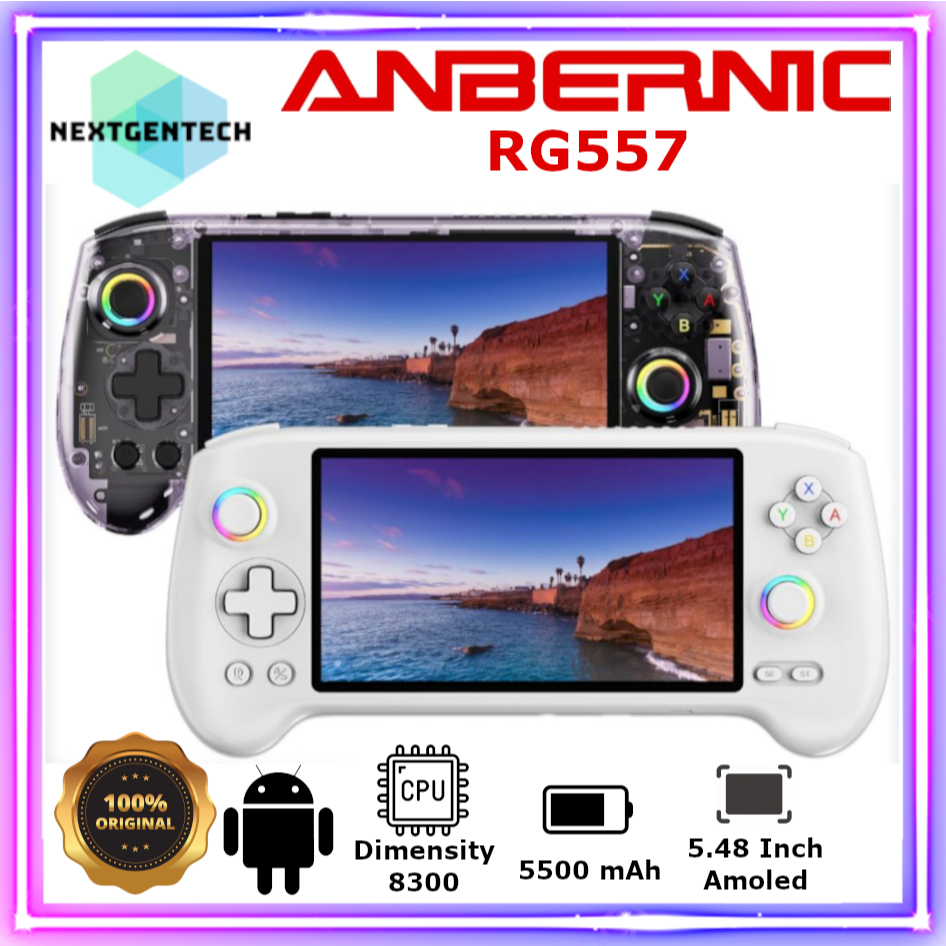 Jual Anbernic RG557 Retro Handheld Video Game Console Portable Android ...