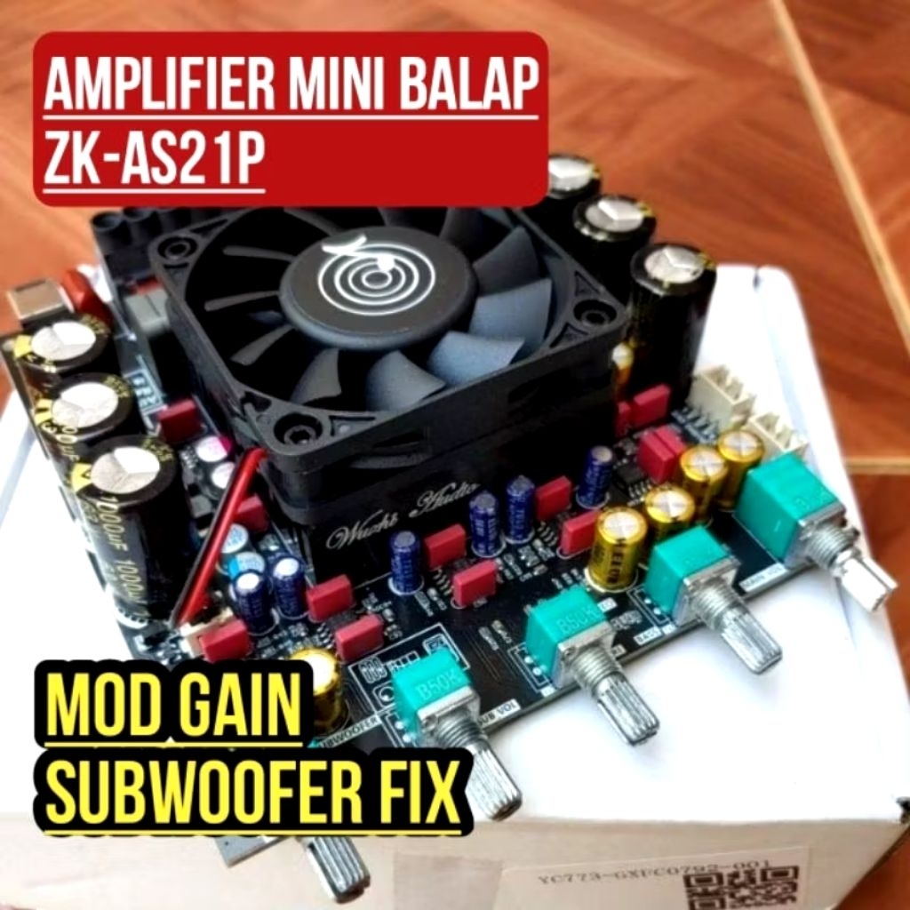 Jual Power Ampli AS21P-MODIF Gain Boost 2x300W + 600W Subwoofer ...