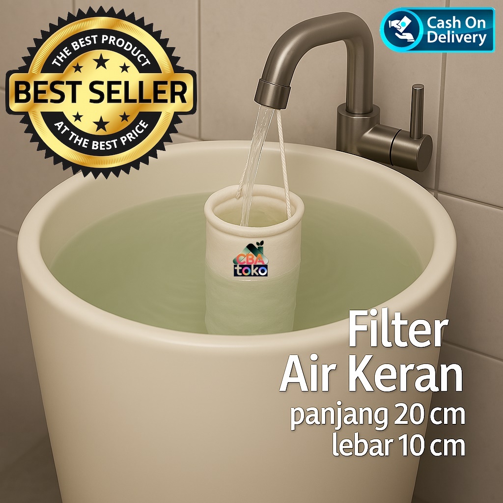 Jual Filter Air Kain Food Grade untuk Keran & Toren – Saring Lumpur ...