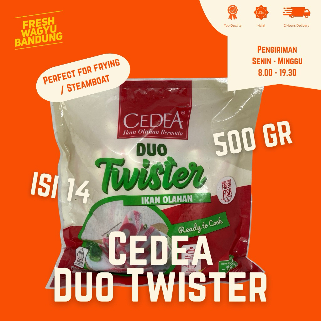 Jual CEDEA DUO TWISTER BASO IKAN 500G SUKI SHABU STEAMBOAT HALAL ...